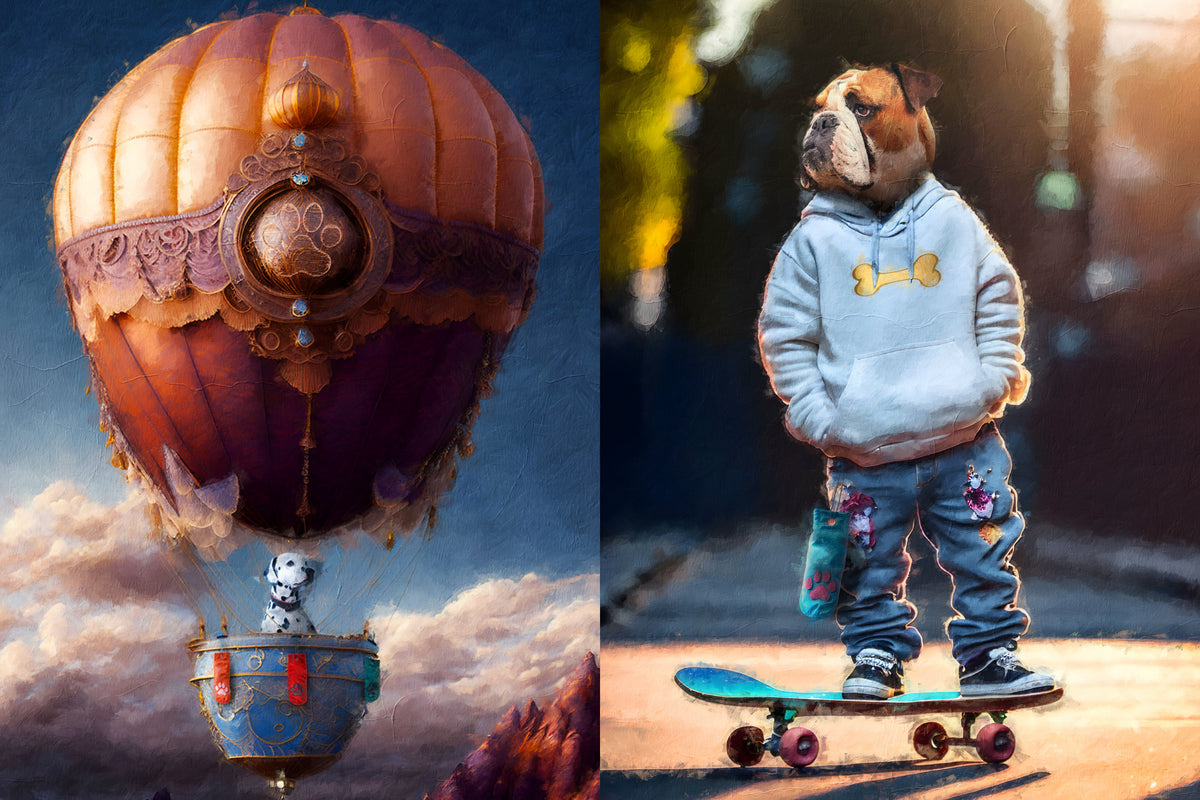 Dog Gang - Hunde-Portraits - Fine Digital Art – doggang